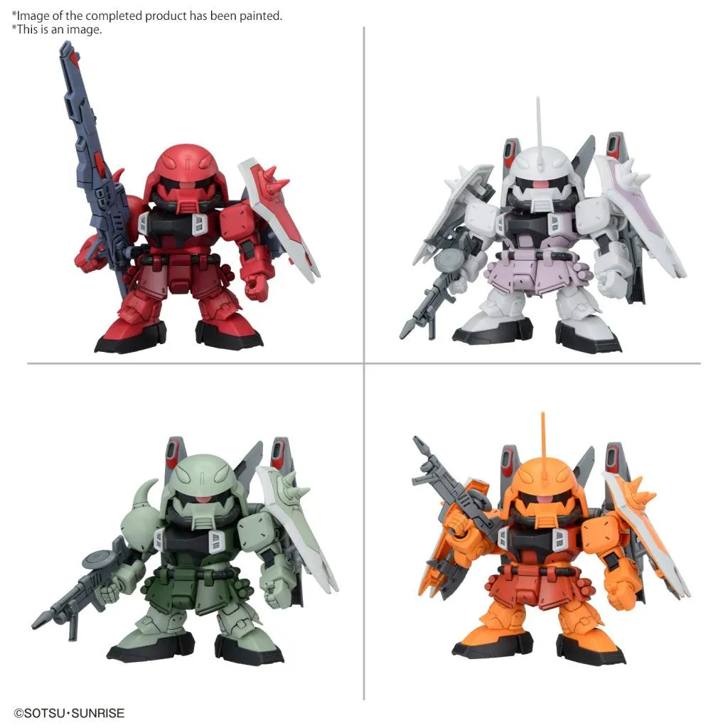 Conbini - GUNDAM - BB Senshi ZGMF Zaku Series Set - Model Kit